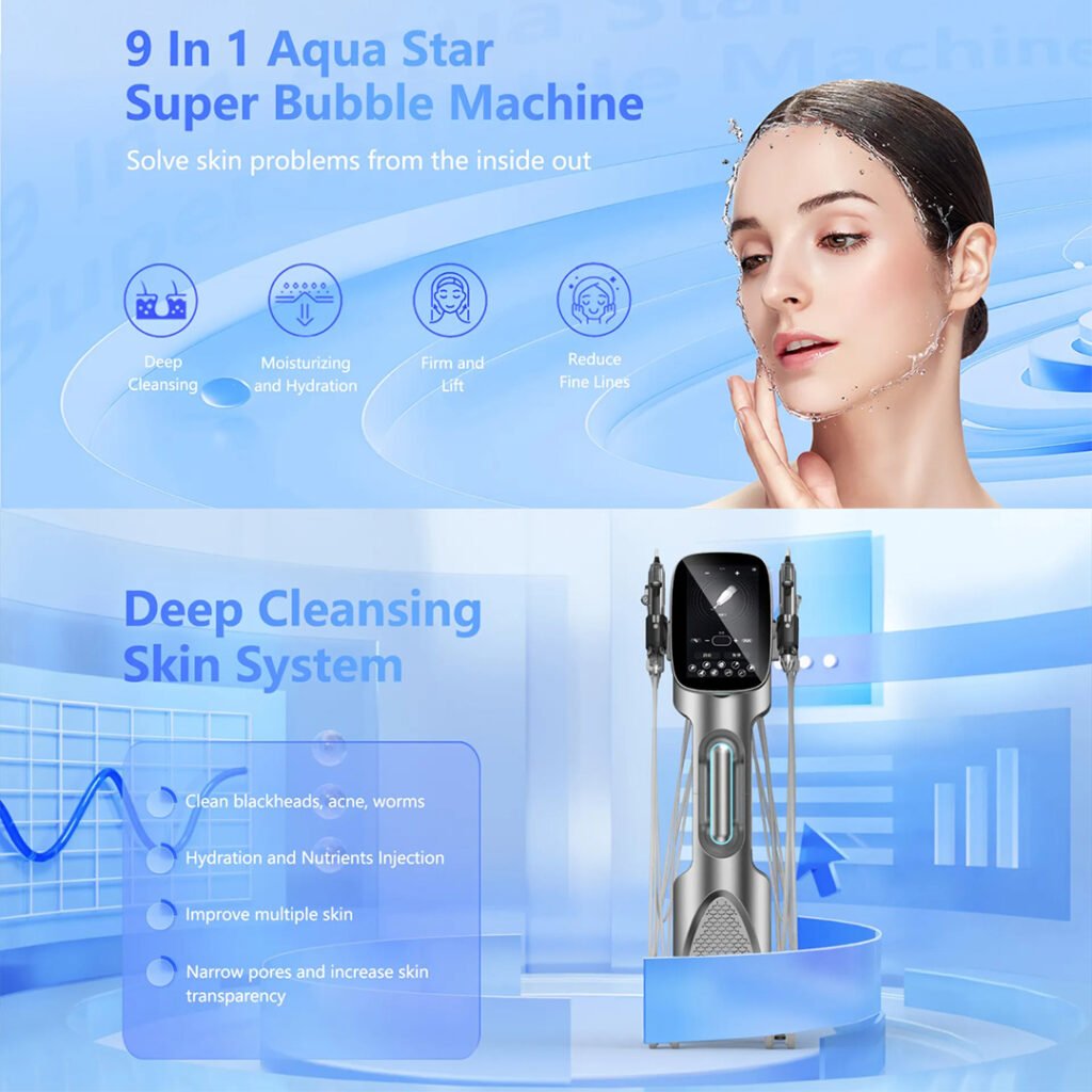 9 in 1 Alice Aquastar Bubble Machine - Unilog care devices